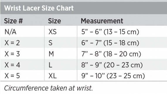 Wrist Lacer with Thumb Spica – Breg, Inc.