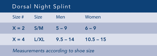 Dorsal Night Splint – Breg, Inc.